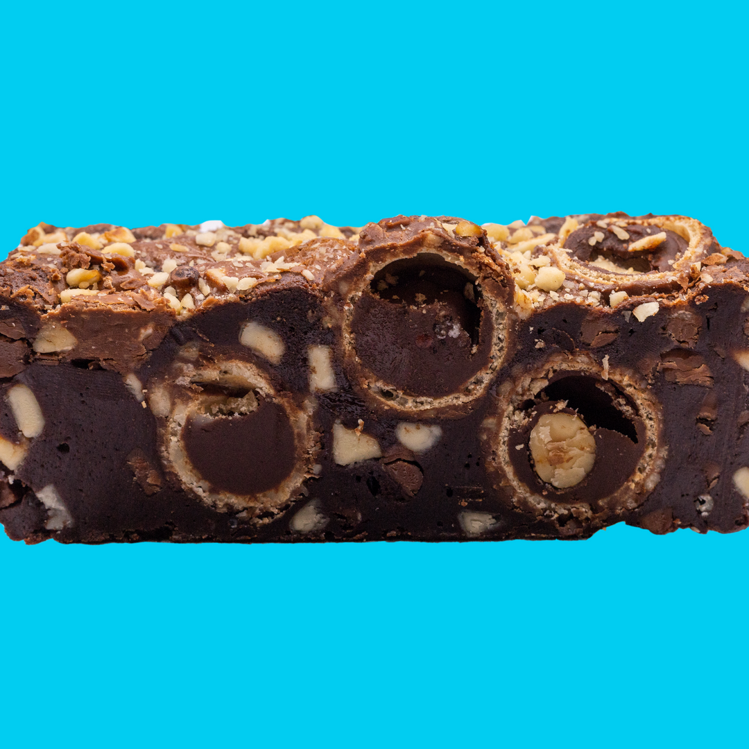 Ferrero Rocher, Toblerone & Nutella Slutty Brownie – Rabbit Hole Cakes
